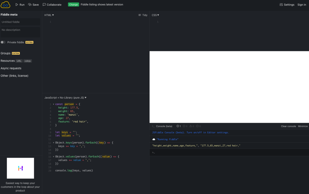 JSFiddleでJavaScriptに入門 - まんじのプログラミング