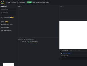 JSFiddleでJavaScriptに入門 - まんじのプログラミング